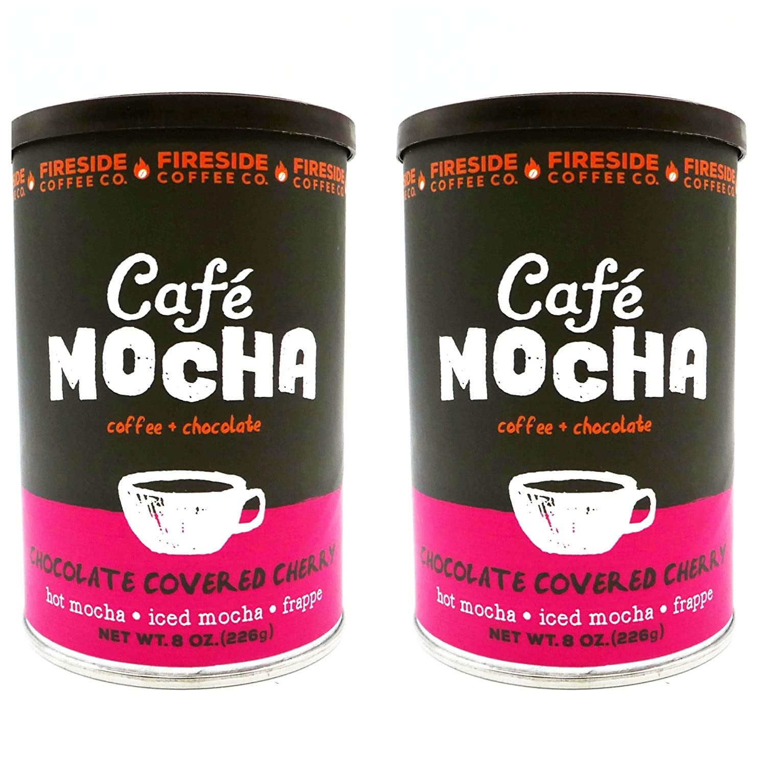 Fireside Coffee Company - Cafe Mocha Chocolate Covered Cherry -Two Pack ...