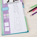 Make It Real: Fashion Design Sketchbook: Pretty Kitty - Includes 115 ...