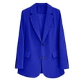 BiZtdJrK Blazers for Women Business Casual Long Sleeve Lapel Open Front ...