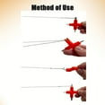 4 in 1 Coated Braids Stripper Rigs Tool Fishing Tool Quickly release ...