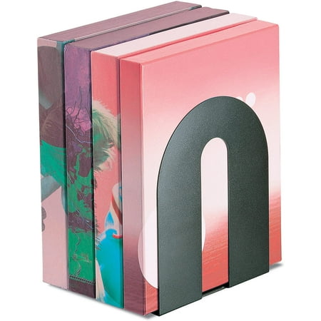 Officemate Heavy Duty Magnetic Bookends, Pair, Black (93186) | Walmart ...