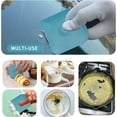 3 Pcs Non-Scratch Plastic Pan Scraper Tool Set, Dish Scraper Tools and ...