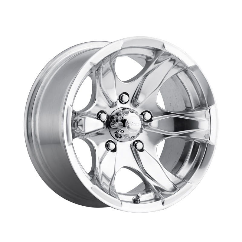 15x8 Pacer 187P Warrior Polished Wheel 5x4.5 (-19mm) - Walmart.com