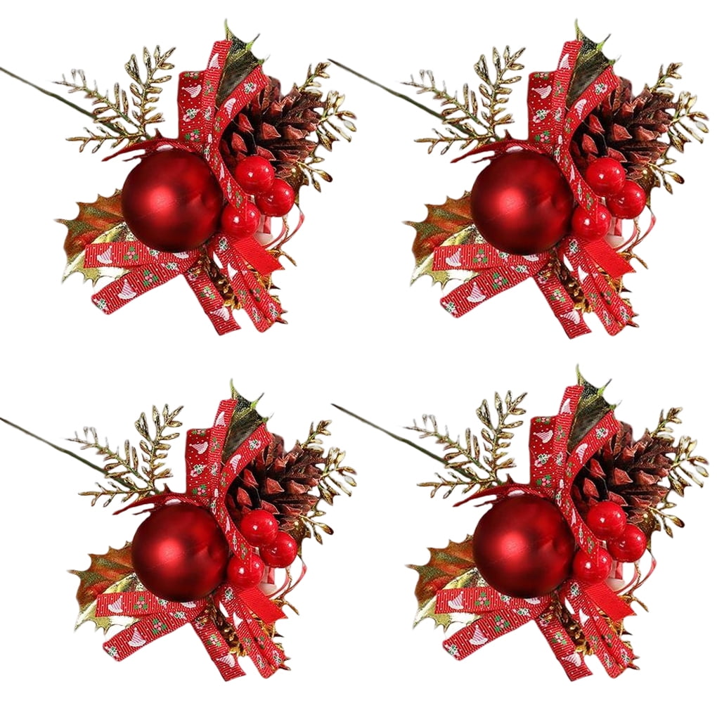 Click here for Tssuouriy 4 Pack Artificial Christmas Assorted Hol... prices