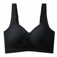 Bras for Women Padded Jelly Support Comfy Everyday Wireless Bralette ...