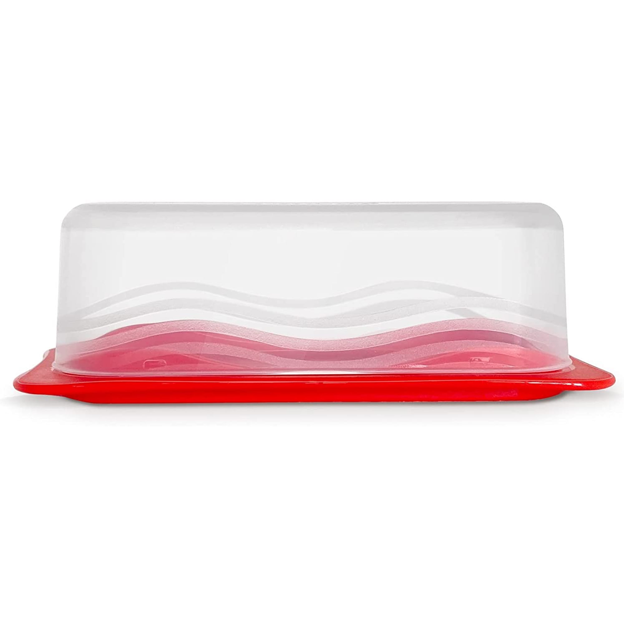 Signora Ware Plastic Butter Dish with Lid Butter Holder Storage ...