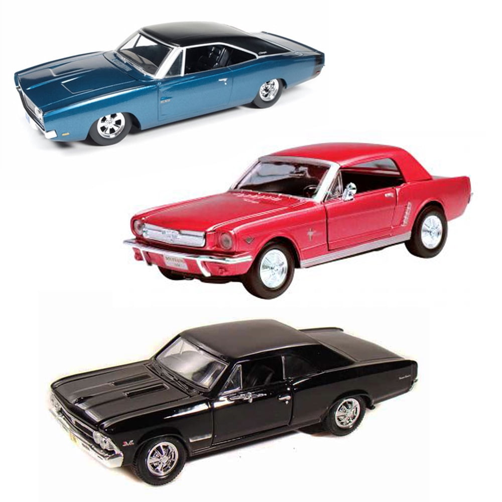 Best of 1960s Muscle Cars Diecast - Set 97 - Set of Three 1/24 Scale ...