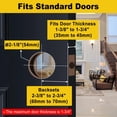 (2 Pack) Entry Door Knob, Keyed Different Door Lock Sets in Solid ...