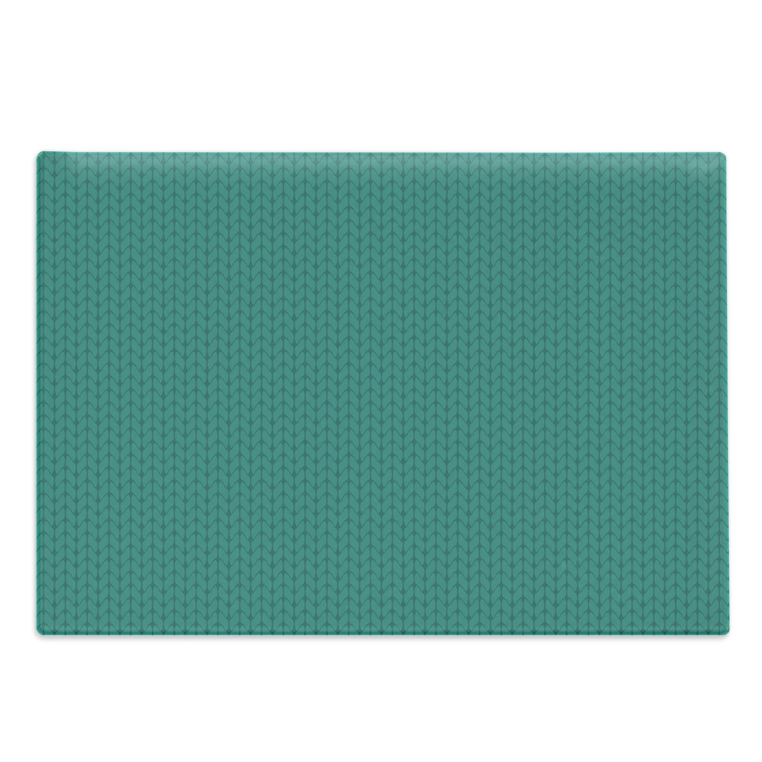 Teal Cutting Board, Knitting Inspired Pattern Sewing and Crafting Hobby ...