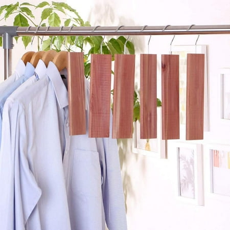 Hanger Wood Moth Hanger Hanging Block Repellent Wardrobe Clothes Drawer ...