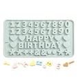 Chocolate Letter Molds|Alphabet Number Silicone Molds for Chocolates ...