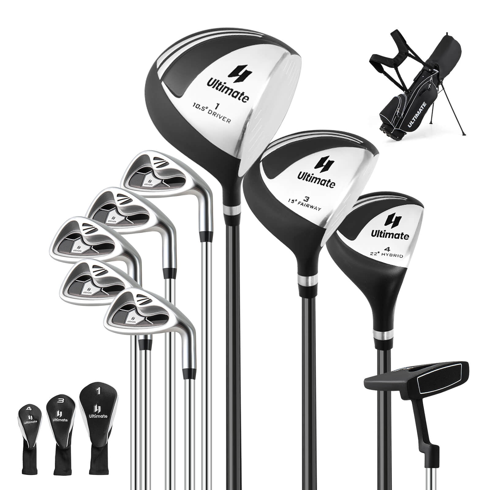 Click here for Costway Mens Complete Golf Clubs Package Set 10 Pi... prices