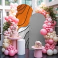 Abstract Beach Arch Backdrop Cover, 5FT, Aesthetic Grey to Orange ...