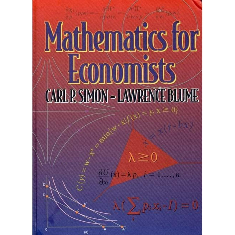 Mathematics for Economists (Hardcover) - Walmart.com - Walmart.com