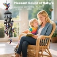 Hummingbird Wind Chimes for Outside 35.4", Metal Outdoor Windchimes ...