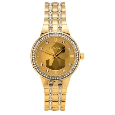 Bulova Women's Dress Two Tone Stainless Steel Watch 98M105 - Walmart.com