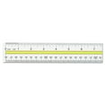 Westcott Acrylic Data Highlight Reading Ruler With Tinted Guide, 15 ...