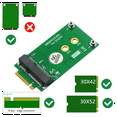 NGFF M.2 B Key Interface to Mini PCI-E MPCIE Wireless Adapter Card for ...