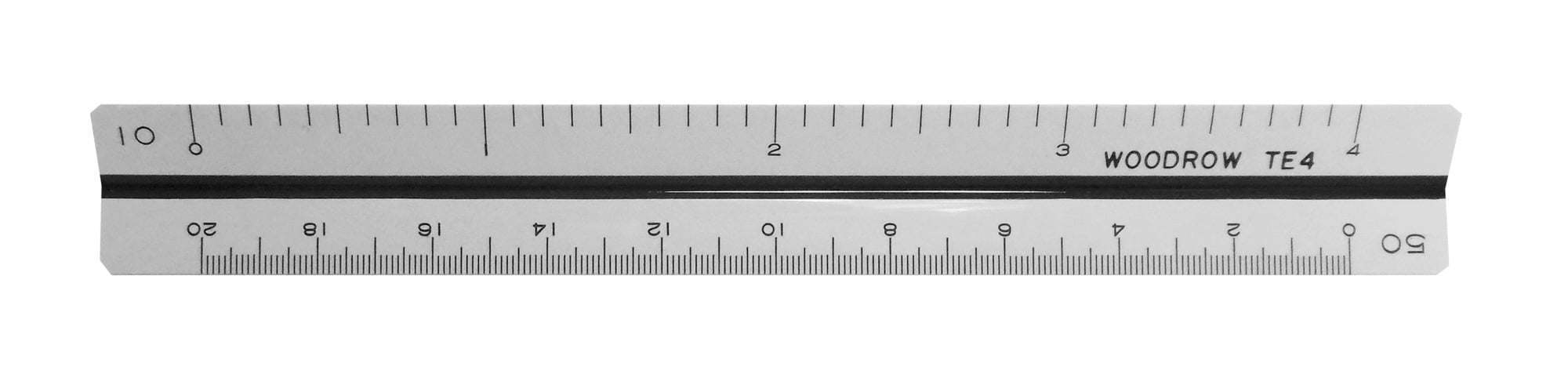 Woodrow 4" Civil Engineering Triangular Scale Ruler - Walmart.com