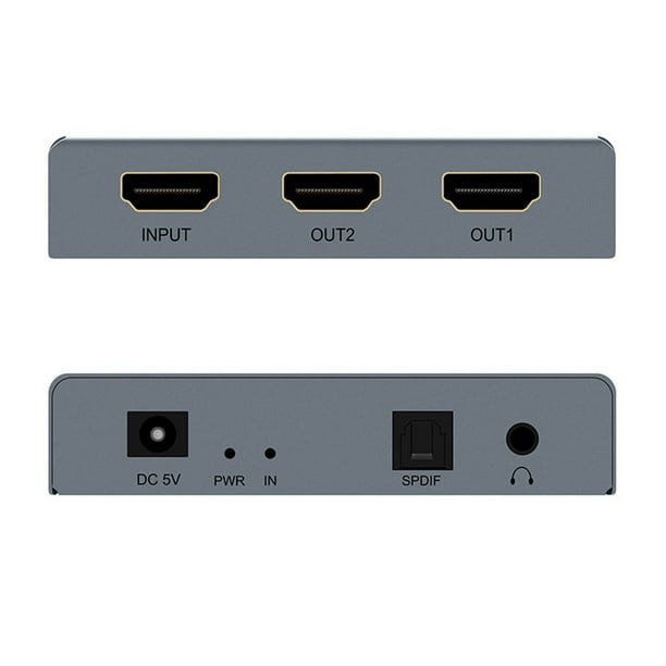 Mistaha E12A HD 2.0 Audio Extractor Splitter HD to 2 HD Splitter 4K ...