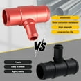 Aluminum Engine Coolant Tee Radiator Lower Hose Connector Tee Fit for ...