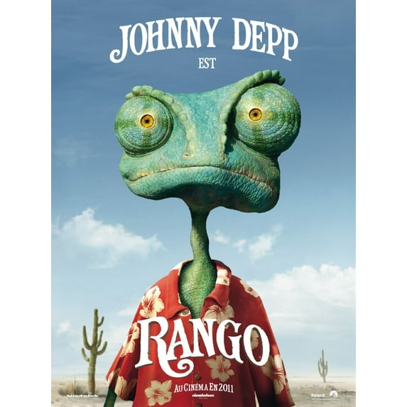 Rango Movie Poster 16x24 Poster Medium Art Poster 16x24 Unframed, Age ...