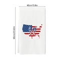 4th of July Kitchen Towels, American Flag Patriotic Hand Towels ...