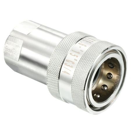 Uxcell G3/4 Female 1.93" OD Pipe Fitting Plug Adapter Hydraulic Quick ...