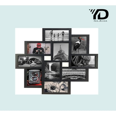 Umbra Luna 4"x6" Multi-Picture Collage Wall Picture Frame, 9 Opening ...