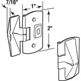 Bright Brass, Wood Window Vent Latch (2-pack) - Walmart.com
