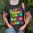 100Th Day Of School Teacher Kids Child Happy 100 Days Groovy TShirt ...