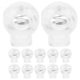 Alasum 25Pcs Practical Transparent Spring Cord Locks for DIY Clothing ...
