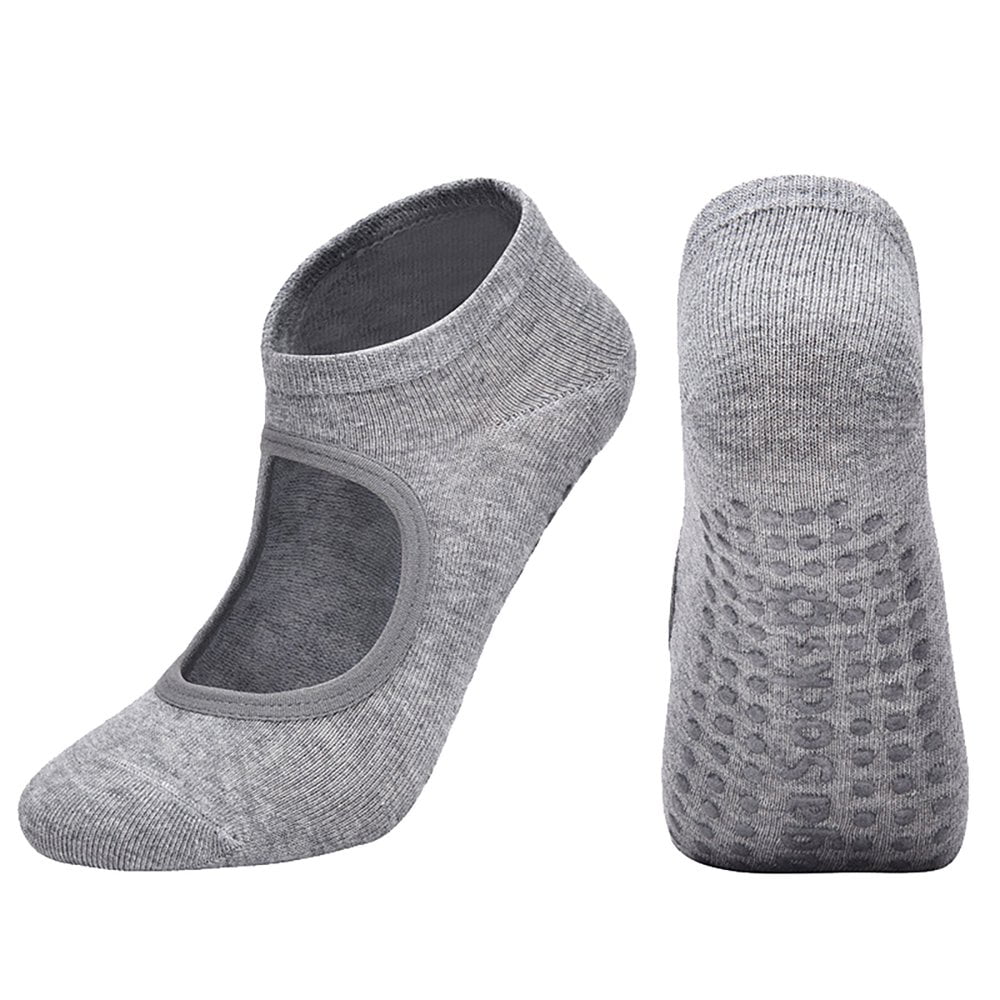 Click here for Generic Ladies‘ Solid Color Backless Grip Socks Yo... prices