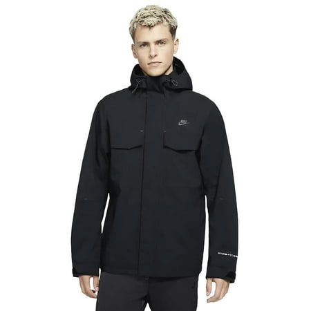 Nike Sportswear Storm-FIT ADV Men's M65 Shell Jacket, Black/Dark Smoke ...
