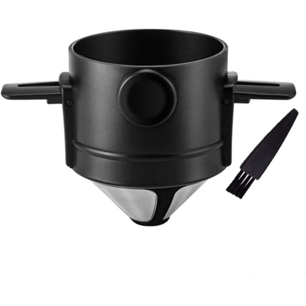 IGUOHAO Pour Over Coffee Maker 1-2 Cup, Reusable Cone Coffee Dripper ...