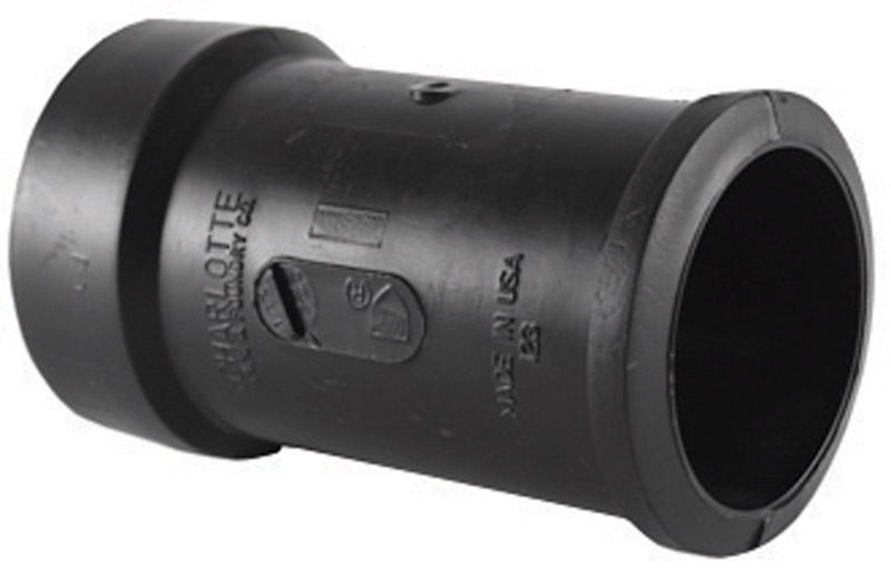 Charlotte Pipe 3 in. Spigot x 4 in. Dia. Hub ABS Adapter - Walmart.com