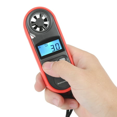 Wind Speed Gauge Wind Thermometer Digital Portable Handheld Anemometer ...