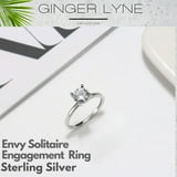 Envy Solitaire 1.25 Ct Engagement Ring for Women Promise Ring for Her ...