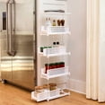 Slide Out Slim Storage Tower for Kitchen - 3 or 4 Drawer - Walmart.com