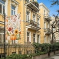 Thanksgiving House Flags For Outdoor, Fall Harvest Pumpkins Flower ...