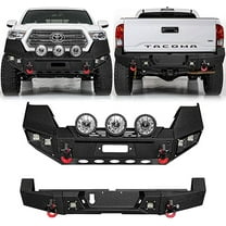 TIOYAR For 2000-2006 Toyota Tundra Steel Front and Rear Bumper With ...
