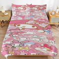 Cinnamoroll 3-Pieces Cartoon Quilt Cartoon Bedding Sets With1Quilt ...