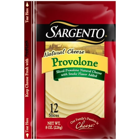 Sargento Deli Style Thin Sliced Provolone Cheese, 12 ct - Walmart.com