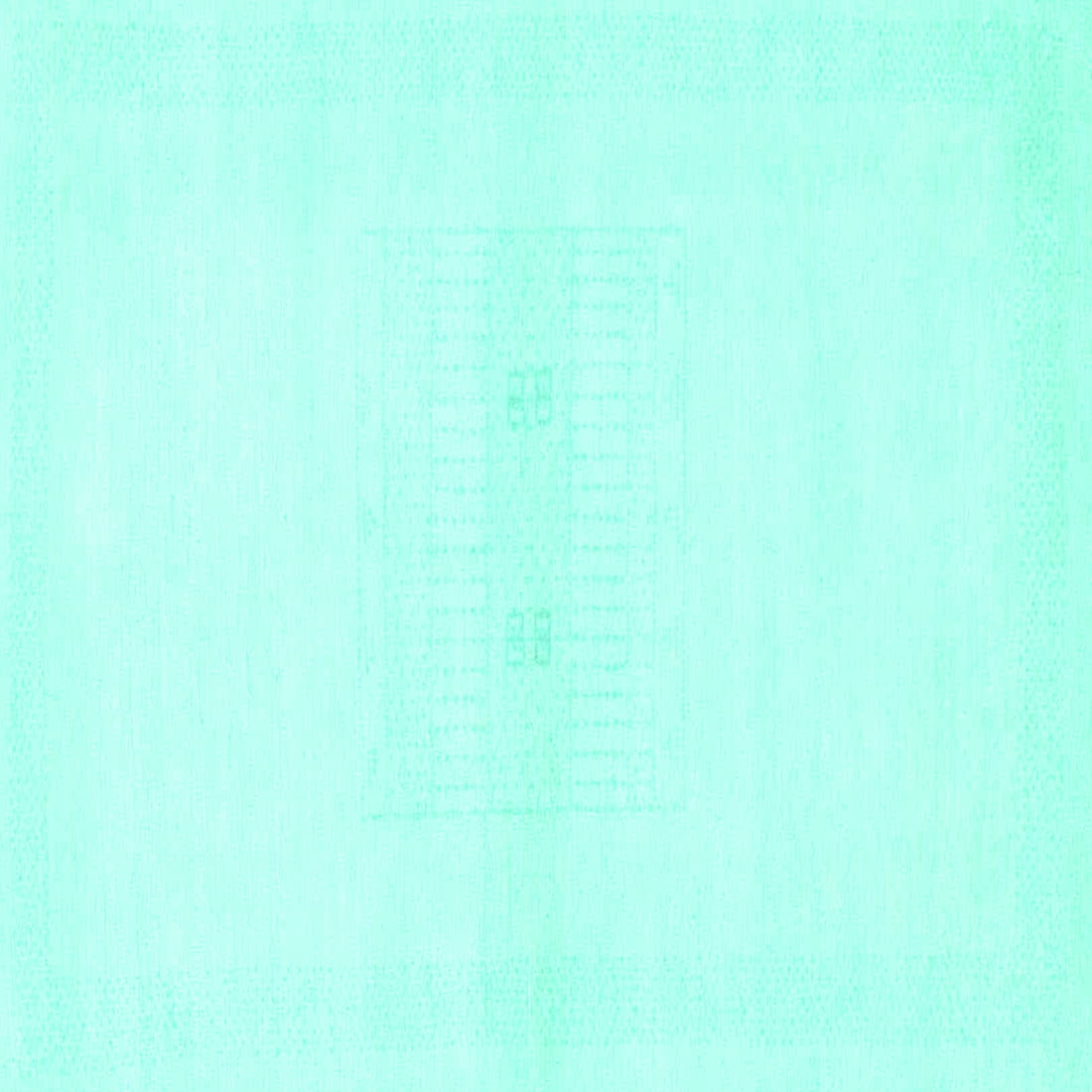 Ahgly Company Indoor Square Solid Turquoise Blue Modern Area Rugs, 6 ...