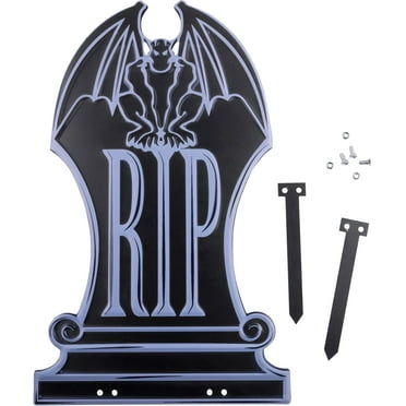 Bibana Halloween Grave Decor: Set of 5 Outdoor Fake Cemetery Props ...