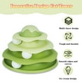 YaoZQ Cat Ball Turntable Toy, Multi-Layer Spinning Puzzle with Safe ...