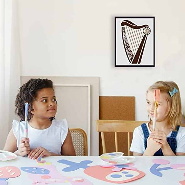 Guinness Harp Stencil