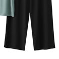 Ceisia Solid Modal Sleeveless Tank Top And Elastic Waist Pocket Pants 2 ...