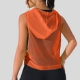 BByeadc Women's Tank Top Hoodies Mesh See Through Workout Tank Tops ...