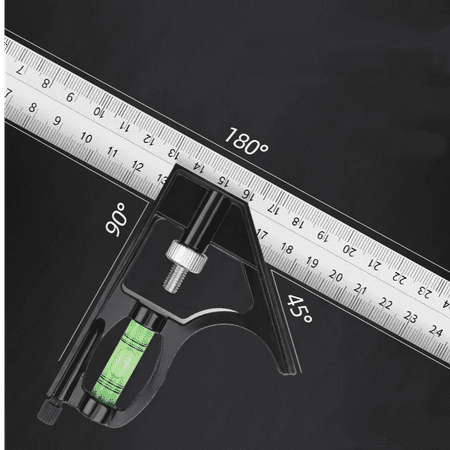 Combination Square 300mm Stainless Steel Combination Angle Ruler Square ...